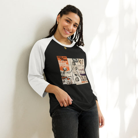 Musk wants Man on Mars 3/4 sleeve raglan shirt – Womens Recreational ...